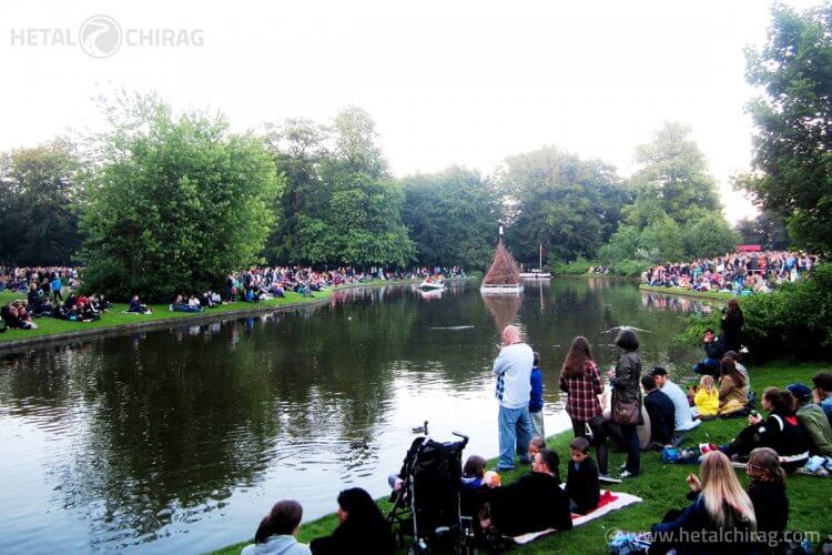 A midsummer ritual of witch burning in Denmark - Hetal Chirag